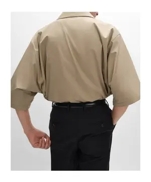 Celine Scout Shirt In Light Cotton Gabardine