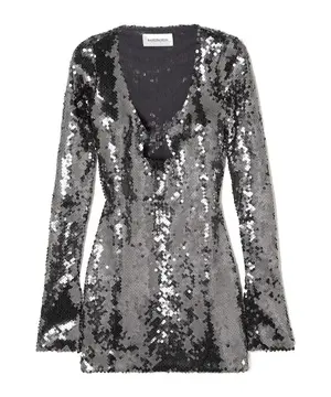 16Arlington Sequin Chiffon Minidress