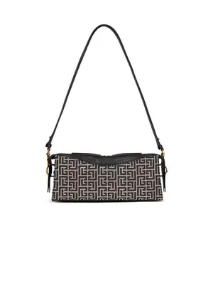 Balmain Monogram Jacquard Pulse Shoulder Bag