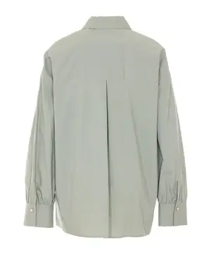 Liu Jo Palm Print Embellished Shirt - Gray
