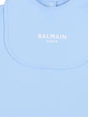 Balmain Logo Detail Romper Set