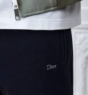 Dior Oblique Track Pants - Blue