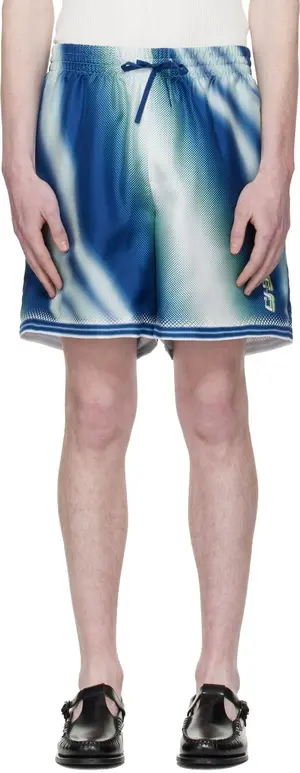 Casablanca The Art Of The Serve Silk Shorts