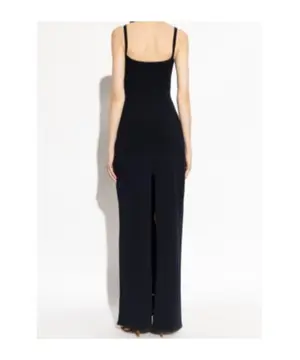 Dsquared2 Strappy Maxi Dress With Embroidered Details