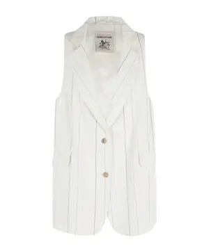Semicouture Notched Lapel Outerwear For Women