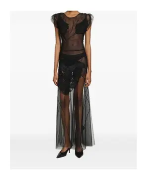 VIVIENNE WESTWOOD Meshed Lace-detailed Dress