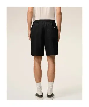 AMI Paris Elastic Waist Nylon Shorts