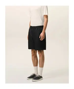AMI Paris Elastic Waist Nylon Shorts