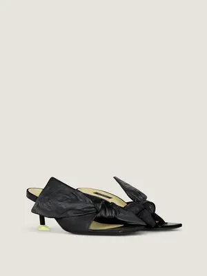 Givenchy Boudoir Bow Heeled Mules