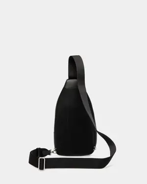 Bally Leather Sling Bag With Grosgrain Ribbon