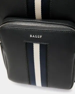 Bally Leather Sling Bag With Grosgrain Ribbon