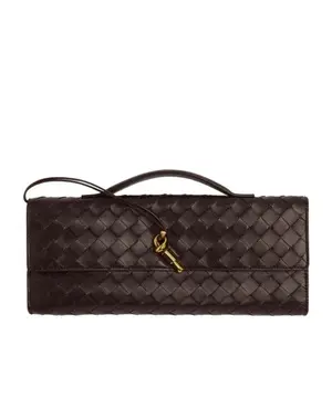 BOTTEGA VENETA Bottega Veneta Andiamo Woven Clutch Bag