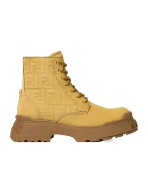 Fendi Embossed Boots For Men