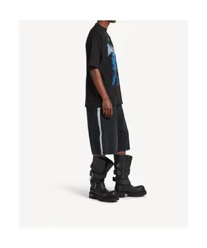 Balenciaga Graphic Printed Crewneck T-shirt - Black