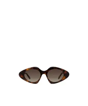 Loewe Geometric Frame Sunglasses - Brown