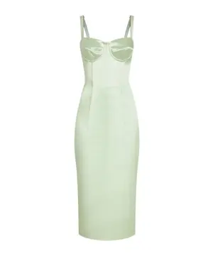 Dolce & Gabbana Sleeveless Midi Dress - Green