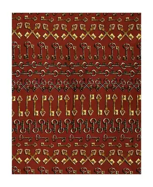 Dolce & Gabbana Silk Printed Silk Scarf - Brown