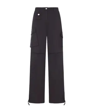 GANNI Drawstring Slipped Cargo Pants