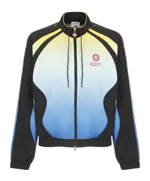 Casablanca Logo Appliqué Zip-up Track Jacket