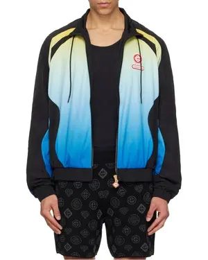Casablanca Logo Appliqué Zip-up Track Jacket