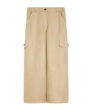 Max Mara Finale Wide-leg Pants - Sand-colored