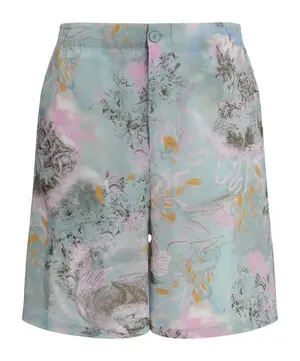 Off-White All-over Printed Bermuda Shorts - Gray