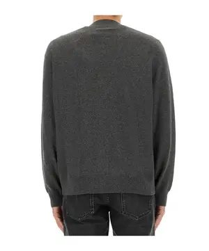 Isabel Marant Étoile Logo Intarsia-knit V-neck Cardigan - Black