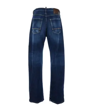 Dsquared2 Faded Straight-leg Jeans - Blue