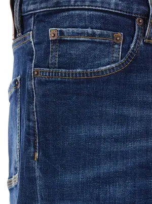Dsquared2 Faded Straight-leg Jeans - Blue