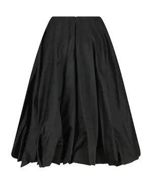 Balenciaga Draped Maxi Skirt - Black