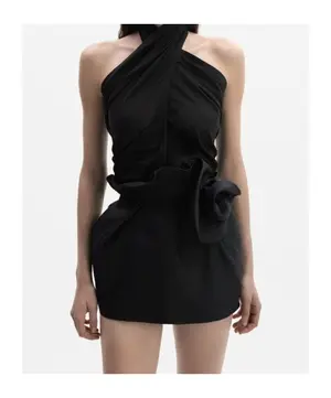 Magda Butrym Draped Floral Mini Skirt