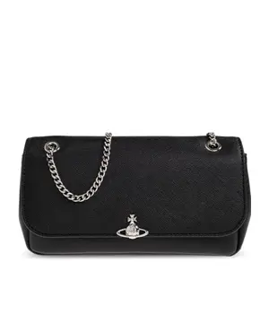 VIVIENNE WESTWOOD Logo Plaque Shoulder Bag