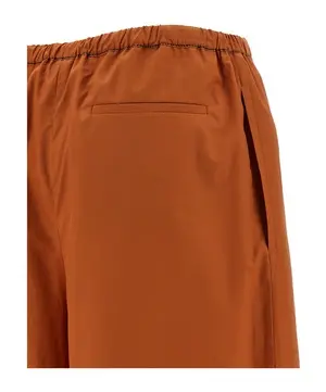 Marni Embroidered Logo Wide-leg Trousers