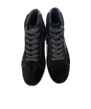 Emporio Armani High Top Casual Sneakers - Black