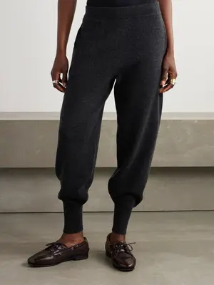 FRAME Tapered Trousers With Elasticated Waist