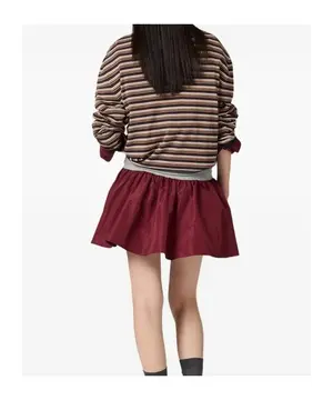Miu Miu Elasticated Waistband Mini Skirt