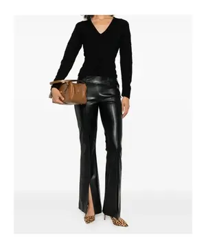 TWINSET Textured Knit V-neck Sweater