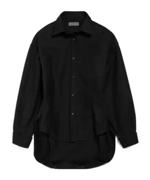 Balenciaga Balenciaga Double Cotton Shirt Black