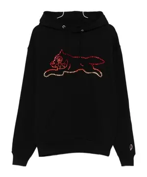 ICECREAM Graphic Embellished Hoodie - Black