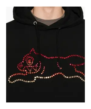 ICECREAM Graphic Embellished Hoodie - Black