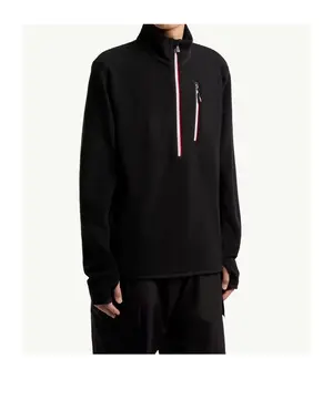 Moncler Half-zip Sweatshirt With Zippered Chest Pocket