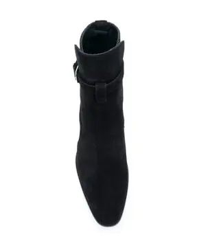 Saint Laurent Buckled Ankle Boots