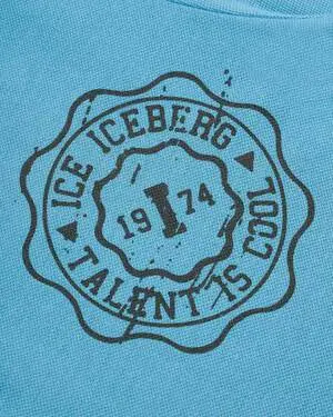 Iceberg Logo Polo Shirt - Blue