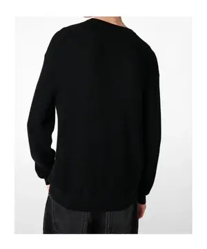 Studio Nicholson Crew Neck Waffle Knit Sweater