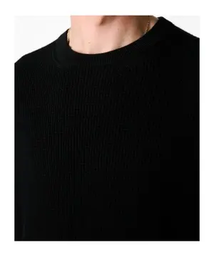 Studio Nicholson Crew Neck Waffle Knit Sweater