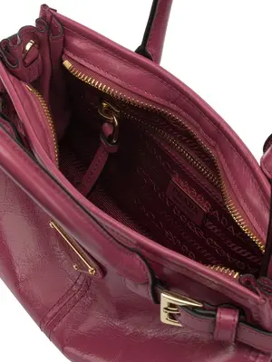 Prada Bonnie Logo Plaque Mini Tote Bag