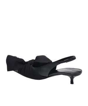 Balenciaga Bow Detailed Slingback Pumps