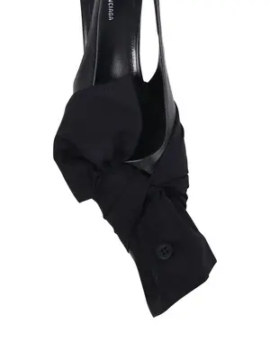 Balenciaga Bow Detailed Slingback Pumps