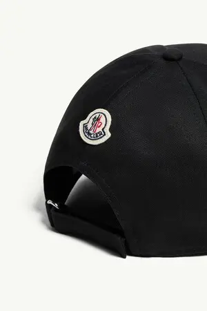 Moncler Monogrammed Gabardine Baseball Cap