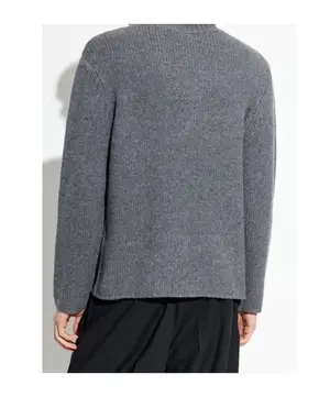 LISA YANG Sylvan High-neck Ribbed Sweater - Graphite